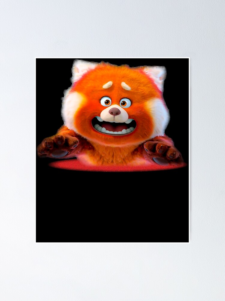 "Turning Red Turning Red Art Turning Red Help Me!" Poster by ...