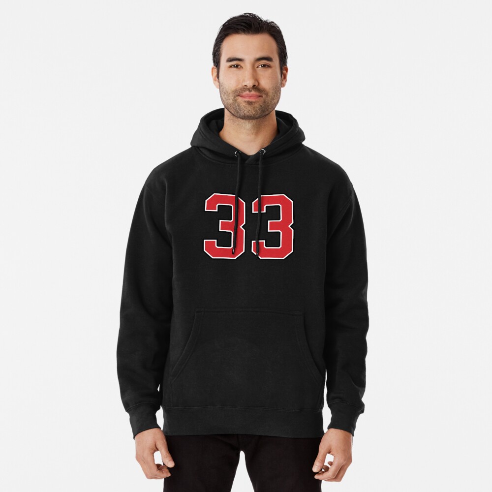 "Sports Number 33, red black color lucky sport thirty three" Sticker ...