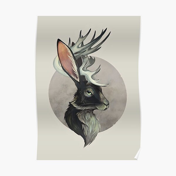 "Jackalope" Poster for Sale by Anime--Life | Redbubble