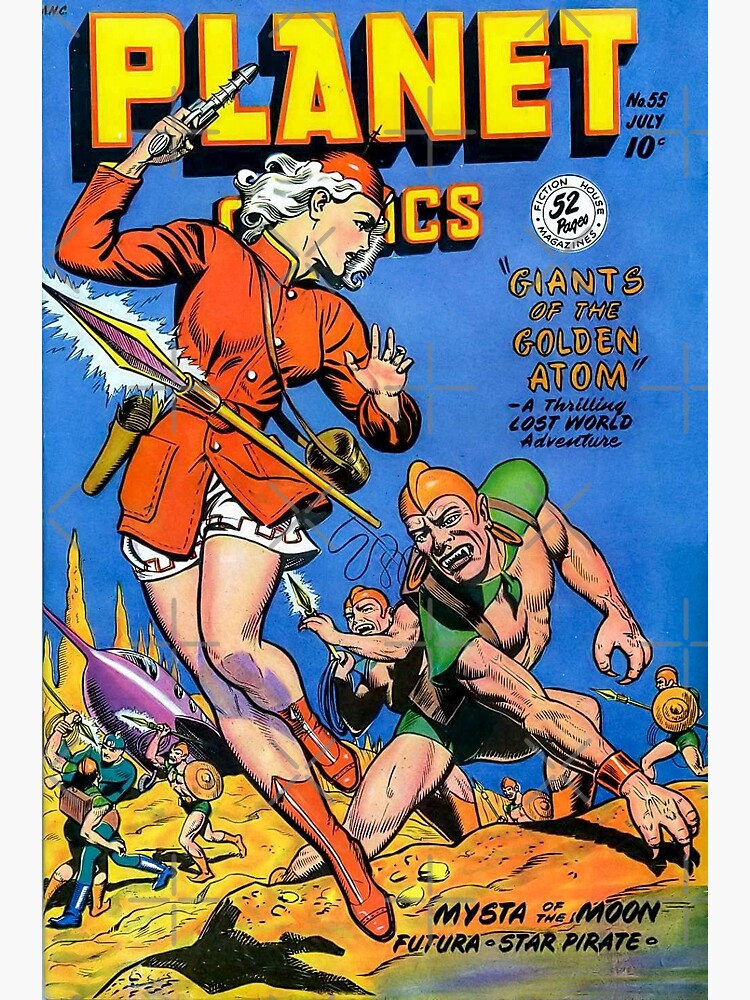 "The cover of Planet Comics 55 | Planet Comics. Golden age. Rare ...