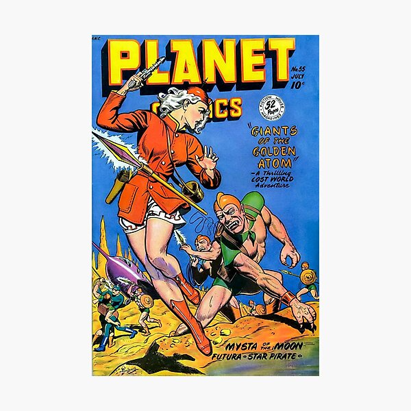"The cover of Planet Comics 55 | Planet Comics. Golden age. Rare ...