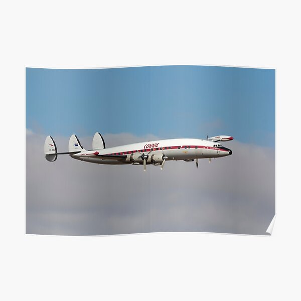 Poster « Lockheed Super Constellation », par Bairdzpics | Redbubble