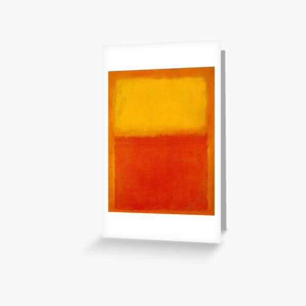 "Mark Rothko Painting Style Art" Greeting Card by SLEONSHOP | Redbubble
