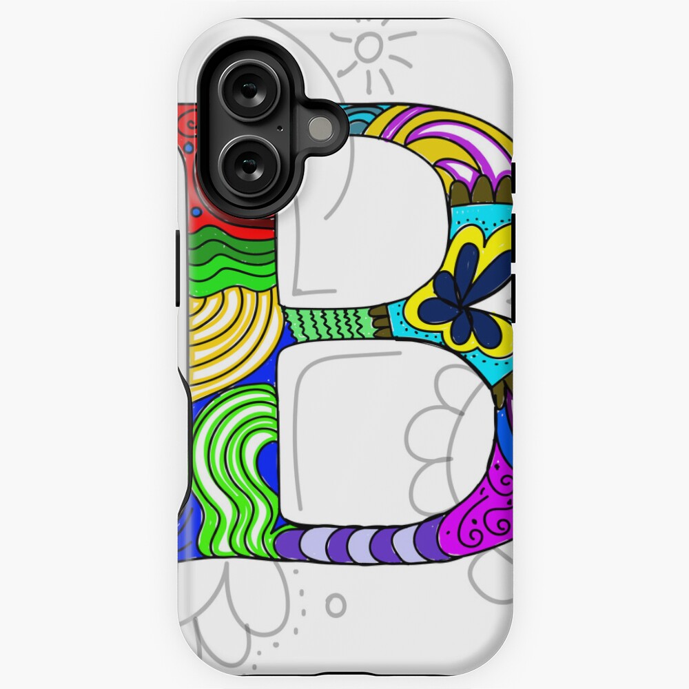 "Letter-B" Sticker for Sale by Cathryn Ott | Redbubble