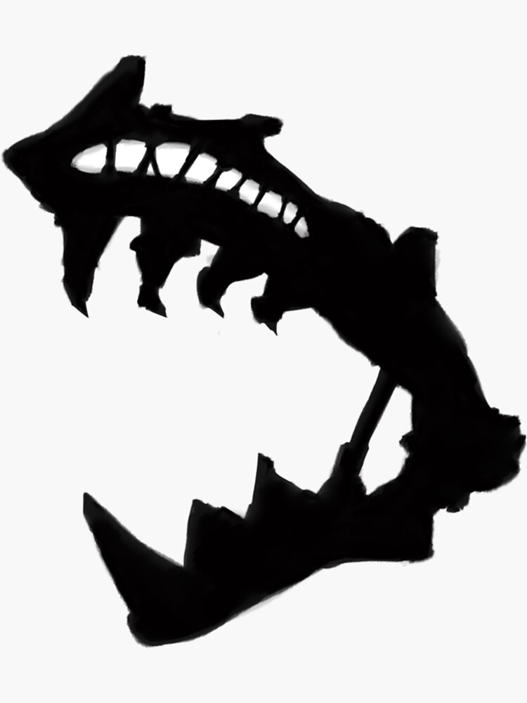 "Devour icon - agressive Essential ." Sticker by nounwwjubran | Redbubble