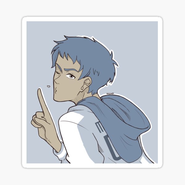 "Varsity Team Lance" Sticker for Sale by TinyCrabApples | Redbubble
