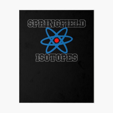 "Springfield Isotopes" Art Board Print by d3p5j8l16 | Redbubble