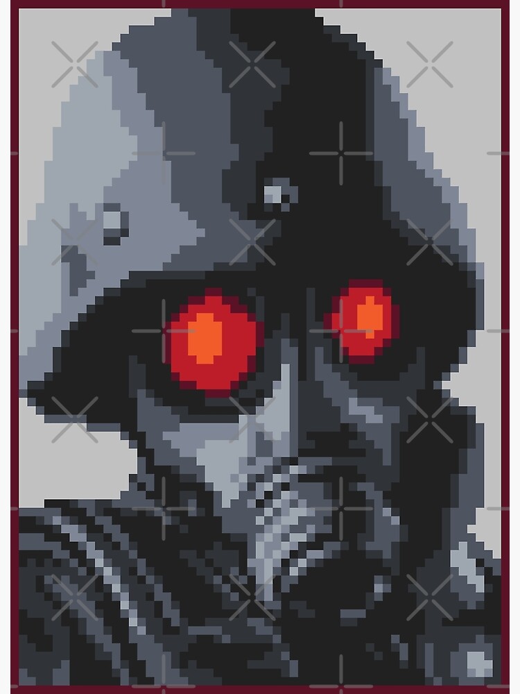 "Resident Evil Hunk Pixel Art" Poster for Sale by AlleenasPixels ...
