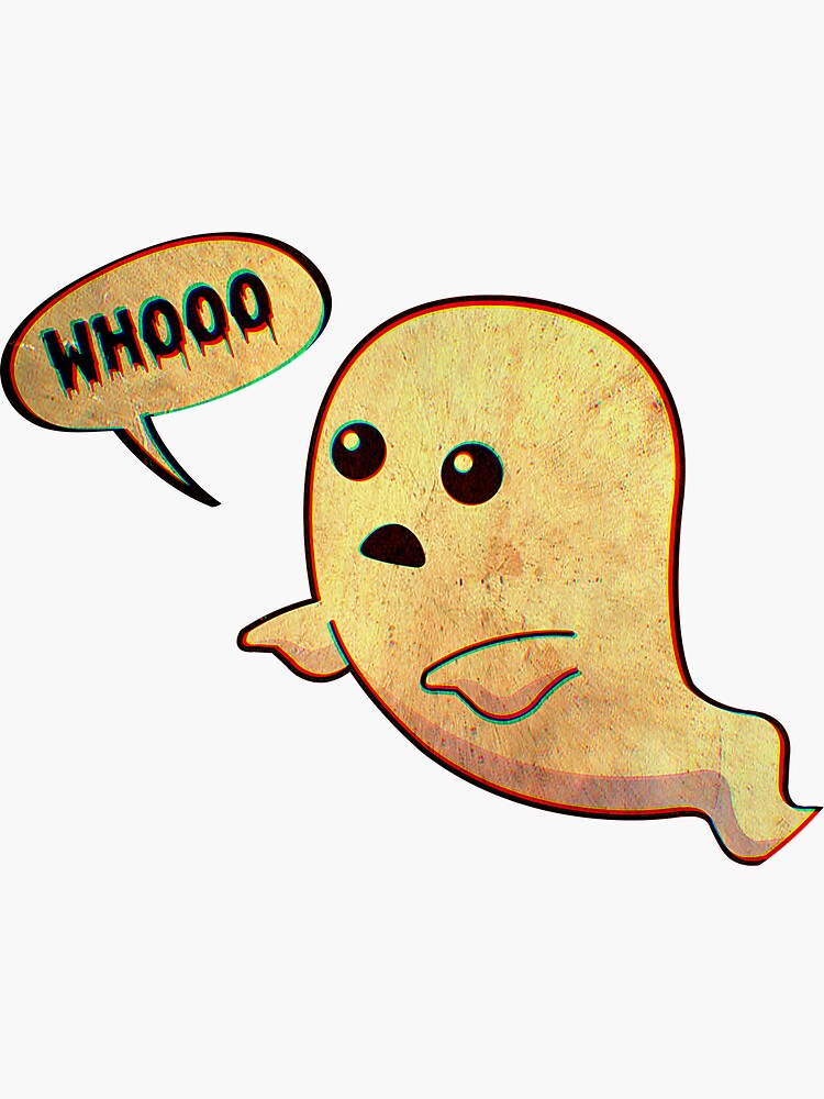 "WHooooo :o *scary*" Sticker for Sale by My Beloved | Redbubble
