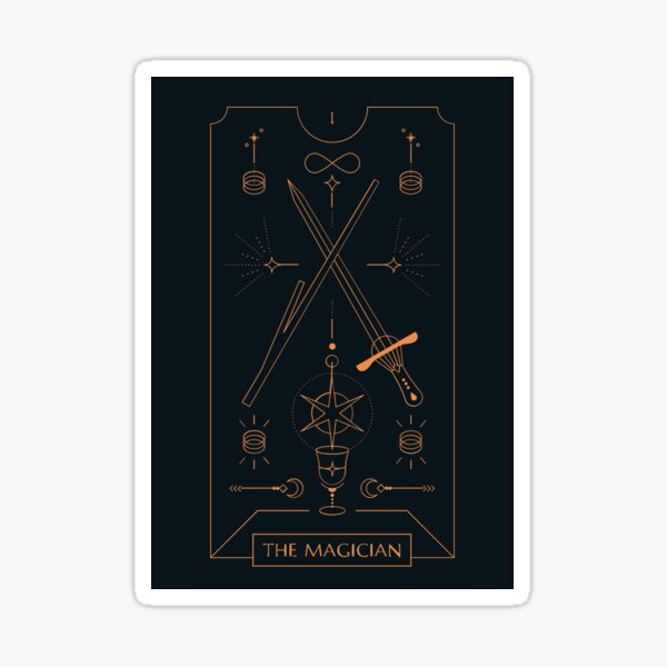 "The Magician" Sticker for Sale by ionax123 | Redbubble