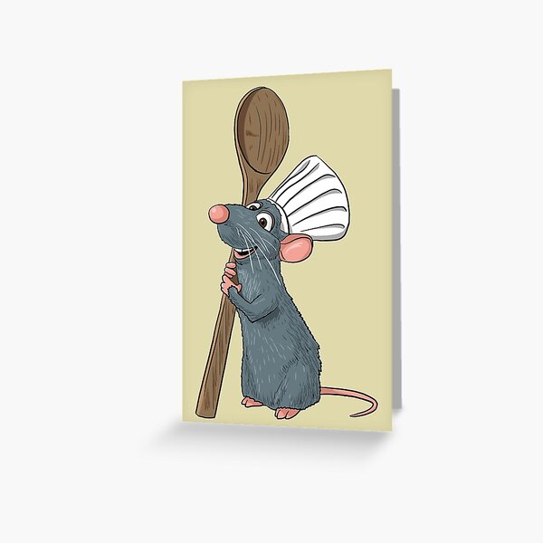 "Remy the Little Chef from Ratatouille" Greeting Card for Sale by ...