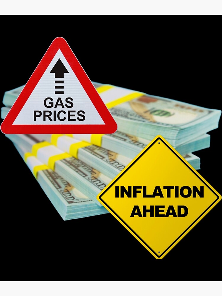 Impression artistique « Inflation élevée des prix du gaz Inflation ...
