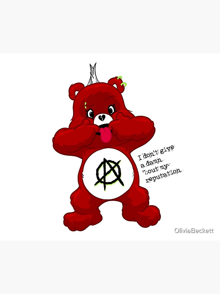 "Punk Rock Bear" Poster for Sale by OliviaBeckett | Redbubble