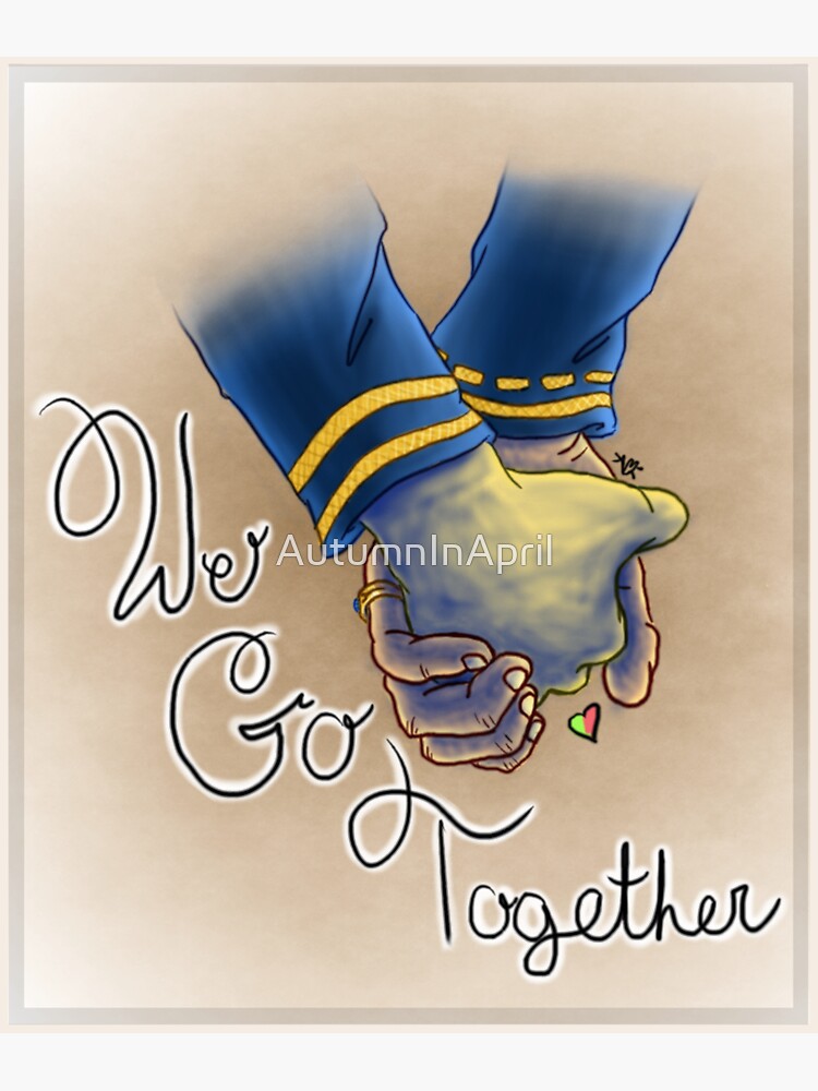 "We Go Together" Sticker for Sale by AutumnInApril | Redbubble