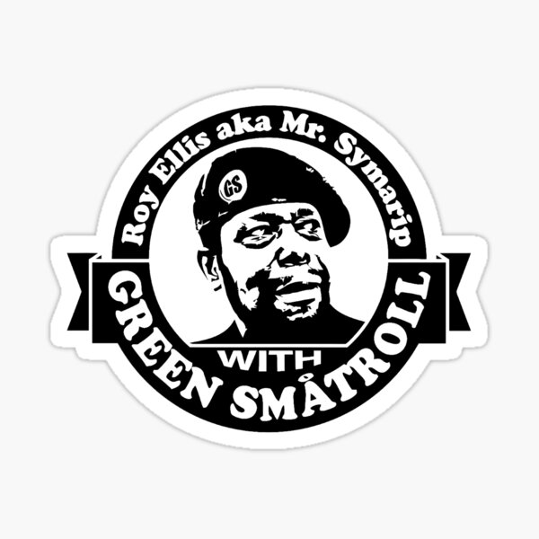 "SKA Music Roy Ellis - aka- Mr Symarip" Sticker by GrubbsMarie | Redbubble