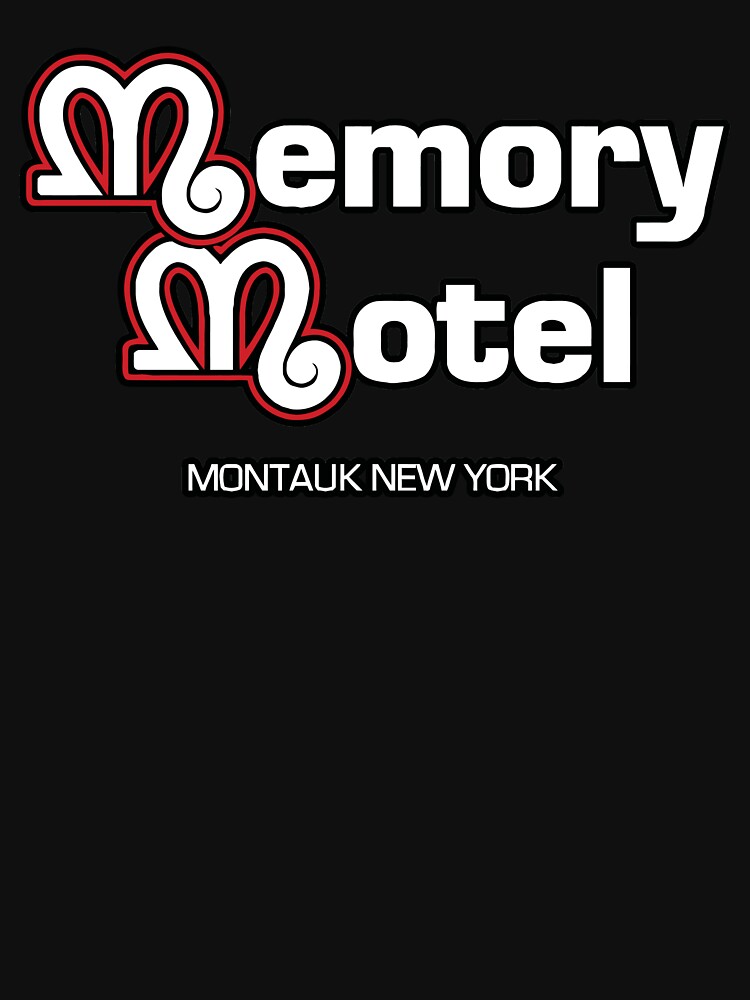 "Memory Motel" T-shirt for Sale by tothehospital | Redbubble | montauk ...