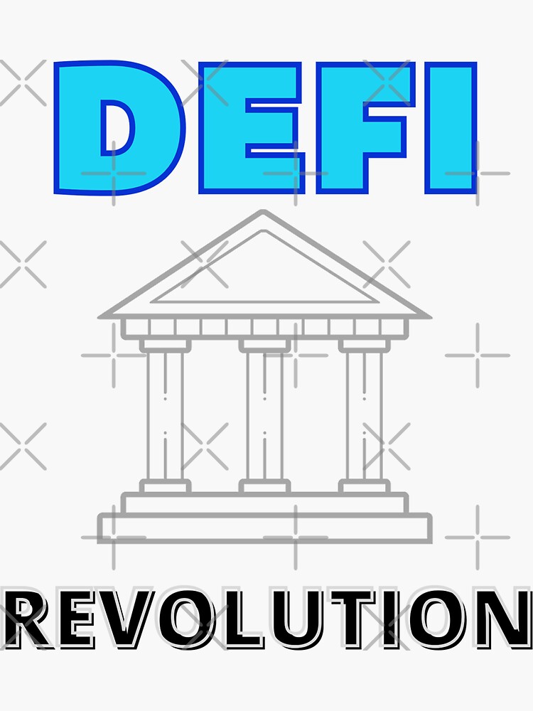 "Defi Revolution Graphic Design" Sticker by CorneliusDesign | Redbubble