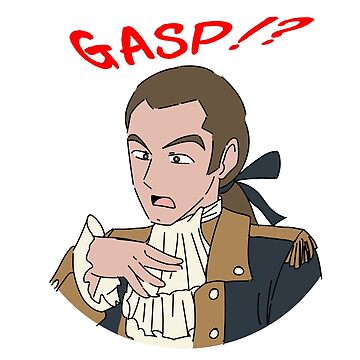 "CBS Ghosts - Isaac Gasp" Sticker for Sale by Quixilvrr | Redbubble