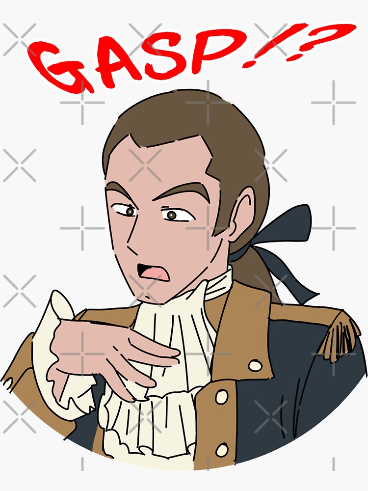 "CBS Ghosts - Isaac Gasp" Sticker for Sale by Quixilvrr | Redbubble
