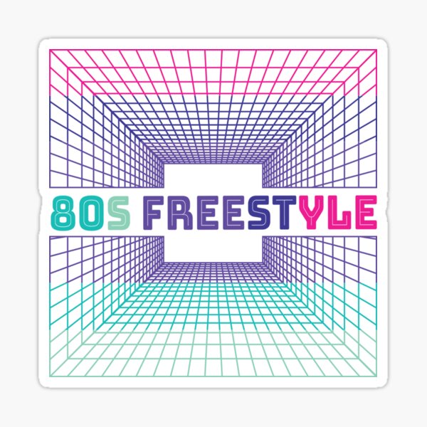 "Freestyle music of the 80s - Latin African hip Hop" Sticker by ...