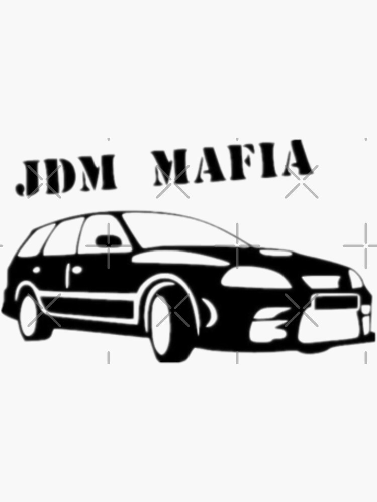 "JDM MAFIA" Sticker for Sale by Racingdecals | Redbubble