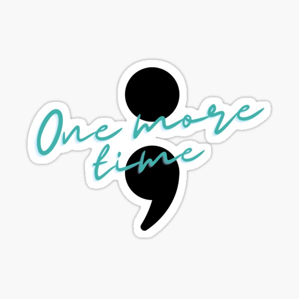 "One more time" Sticker for Sale by Ulebokay | Redbubble