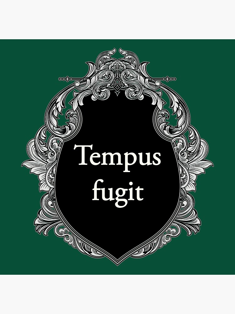 "Tempus Fugit Dark Academia Latin Reminder That Time Flies ...