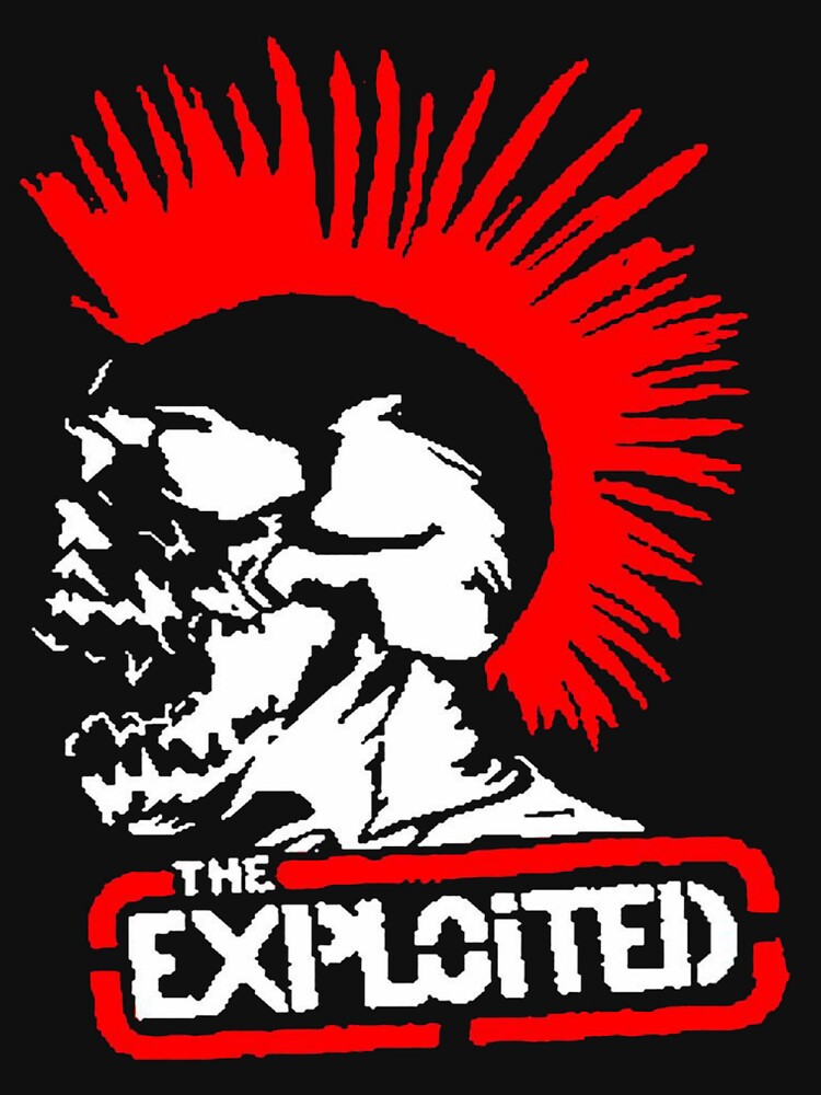 "red rock punk the exploited best selling" T-shirt for Sale by ...
