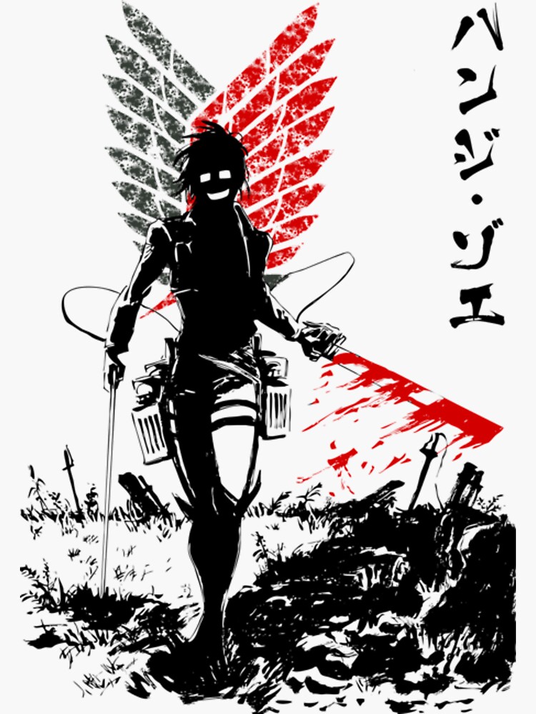 "Hange Zoe" Sticker by CierraVelasquez | Redbubble