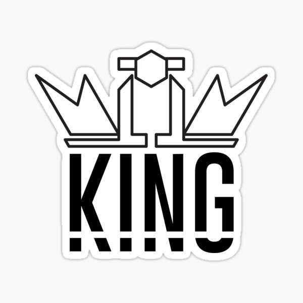 "king" Sticker by MemyPhotos | Redbubble