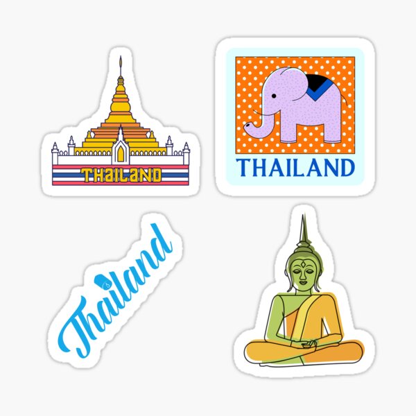 "Thailand " Sticker by Forever-Sun | Redbubble
