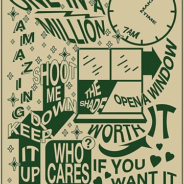 "Who Cares? Poster (Tracklist) - Rex Orange County" Poster for Sale by ...