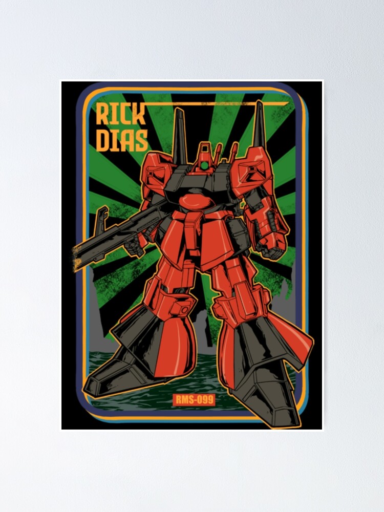 "Rick Dias Gundam" Poster for Sale by CierraVelasquez | Redbubble