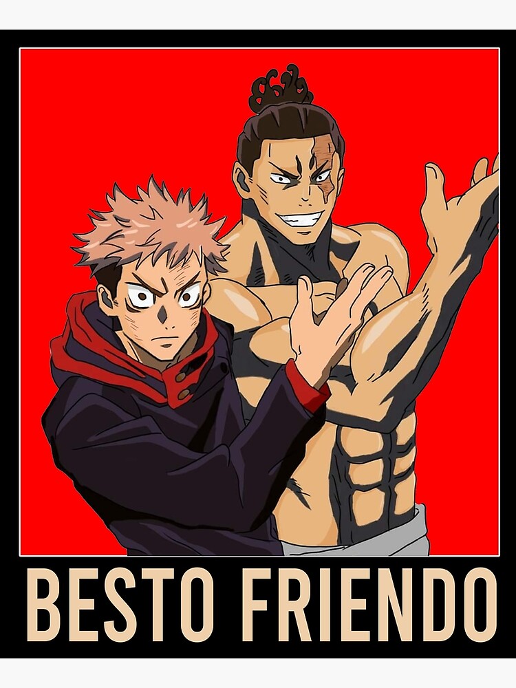"Besto Friendo - Itadori and Todo Pose | Jujutsu no Kaisen" Poster for ...