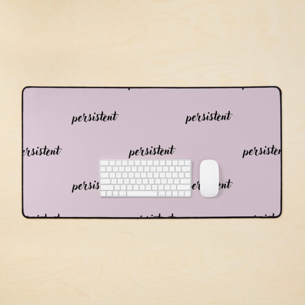 "Persistent - Handwritten Word In Cursive" Sticker for Sale by ...