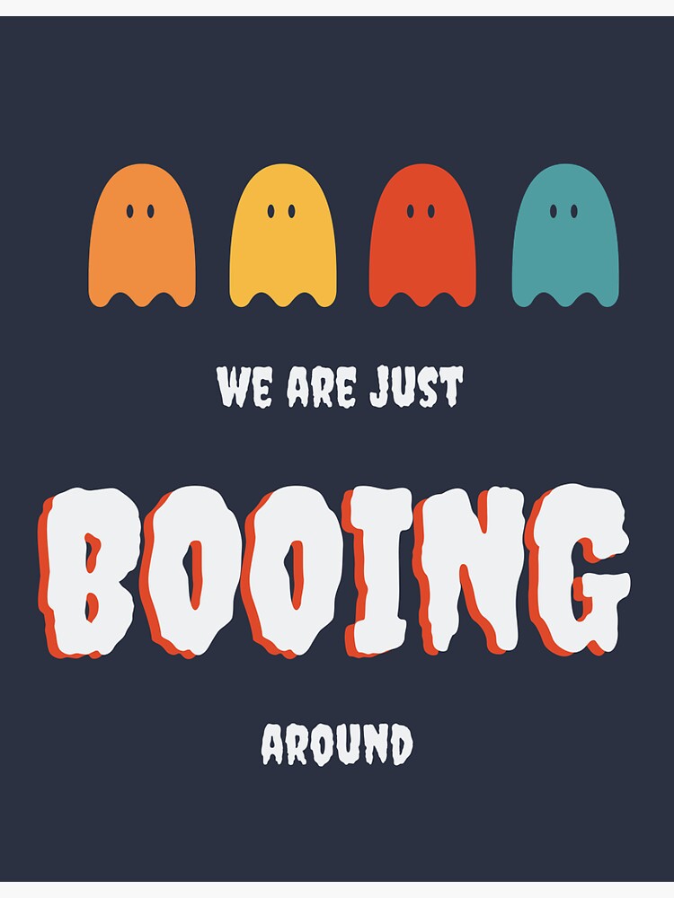 "Booing around" Sticker for Sale by VAILON- | Redbubble