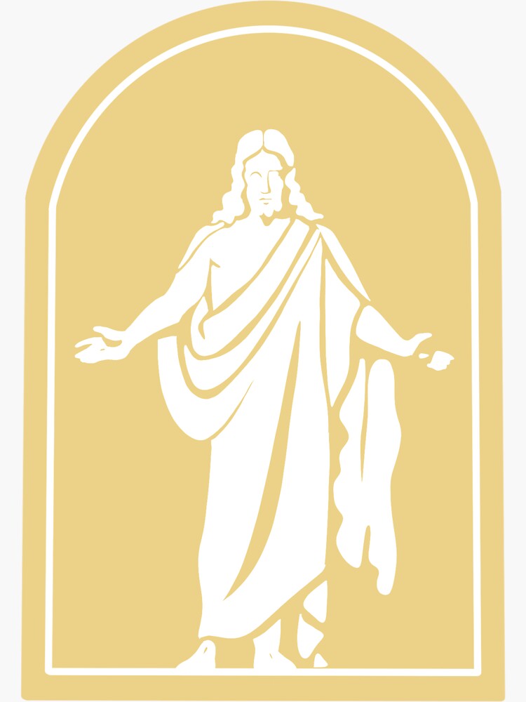 "Jesus Christ - Yellow" Sticker for Sale by oliviarenee09 | Redbubble