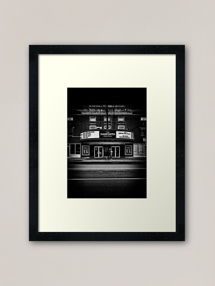 "The Danforth Music Hall Toronto Canada No 1" Framed Art Print for Sale ...