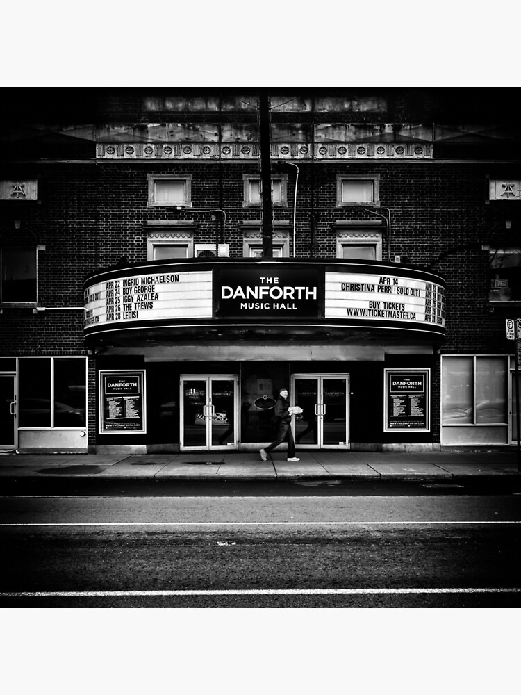 "The Danforth Music Hall Toronto Canada No 1" Throw Pillow for Sale by ...