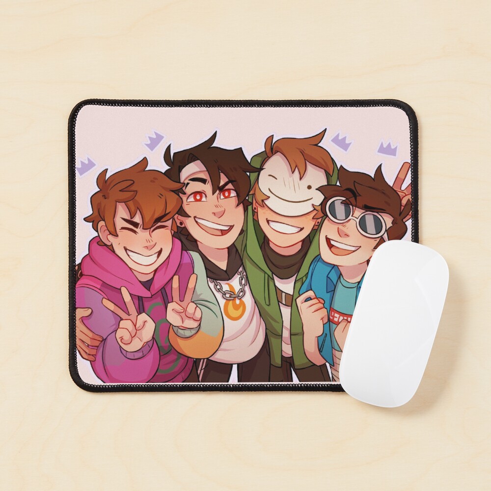 "Dream Team Smp Karl Jacobs Myct Youtuber Cute Fanart " Mouse Pad by ...