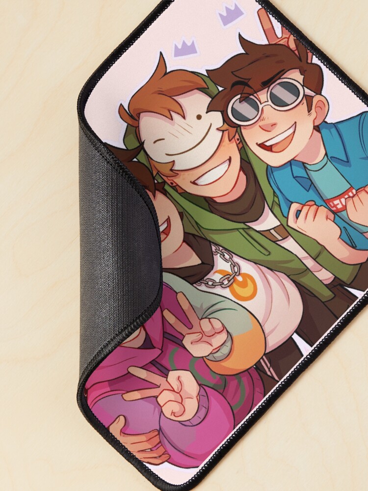 "Dream Team Smp Karl Jacobs Myct Youtuber Cute Fanart " Mouse Pad by ...