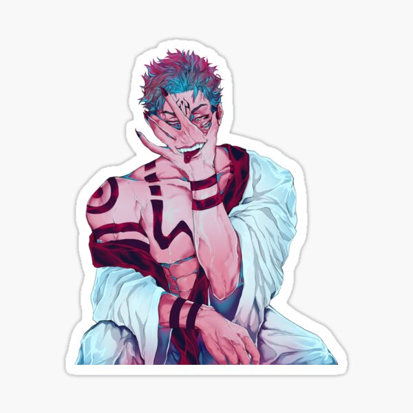 "sukuna " Sticker for Sale by bknomess | Redbubble