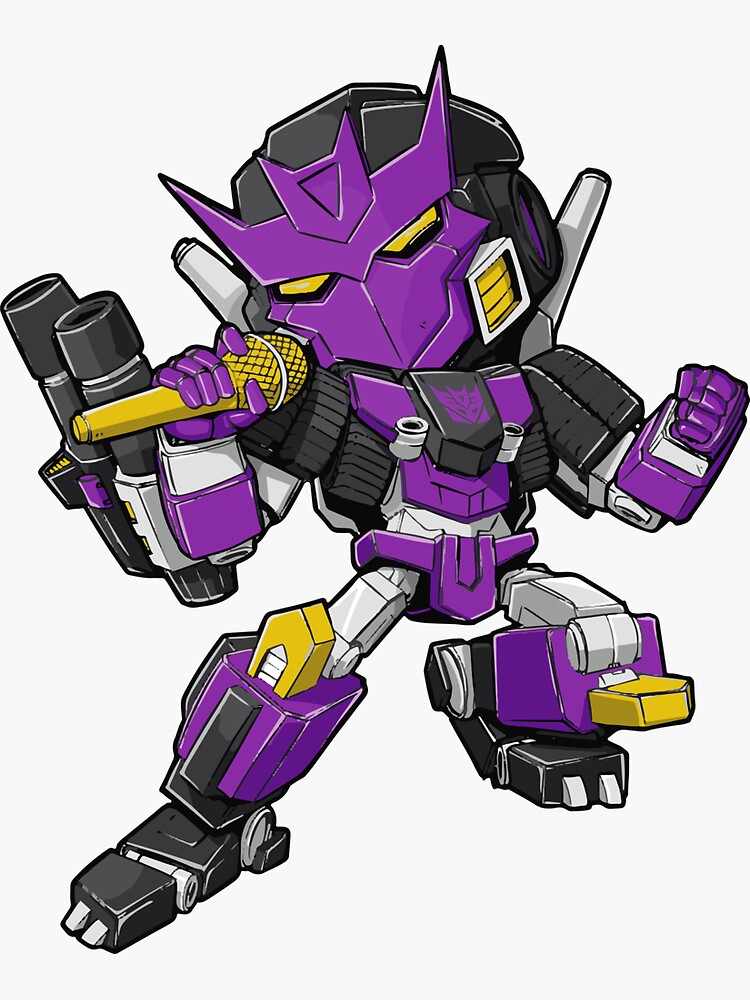 Pegatina «Chibi Decepticon División de Justicia Tarn» de BryanSevilla | Redbubble