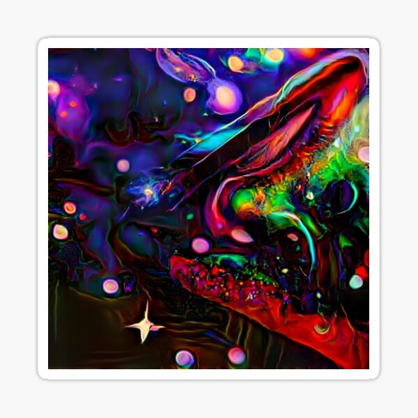 "Angel Galaxy Hybrid" Sticker for Sale by Rumrabbit82 | Redbubble