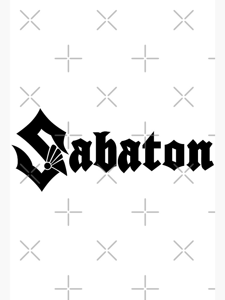"Sabaton Merch Sabaton Logo" Poster for Sale by ElbaSoft | Redbubble