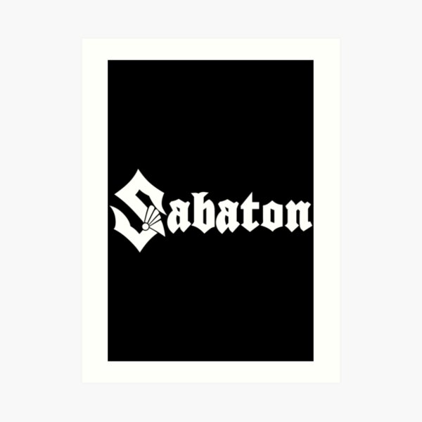 "Sabaton Merch Sabaton Logo" Art Print for Sale by ElbaSoft | Redbubble