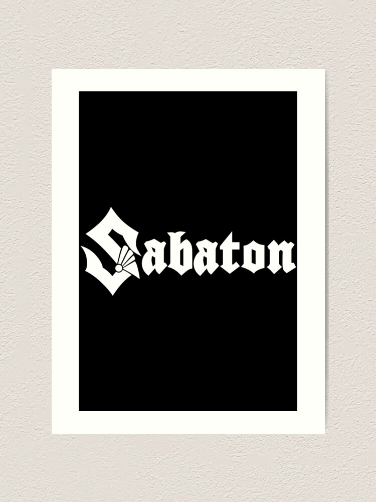 "Sabaton Merch Sabaton Logo" Art Print for Sale by ElbaSoft | Redbubble