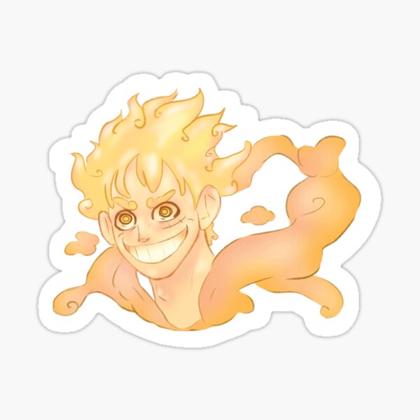 "Luffy Gear 5" Sticker for Sale by Admmci | Redbubble