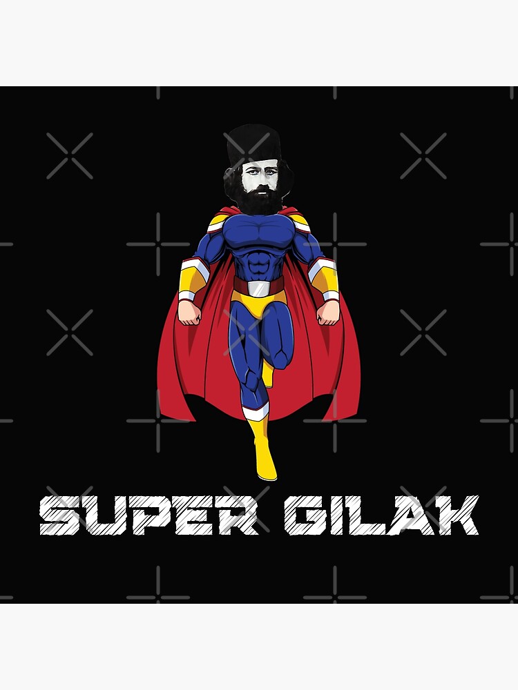 "Super Gilak (super hero from Gilan) - Persian art" Poster for Sale by ...
