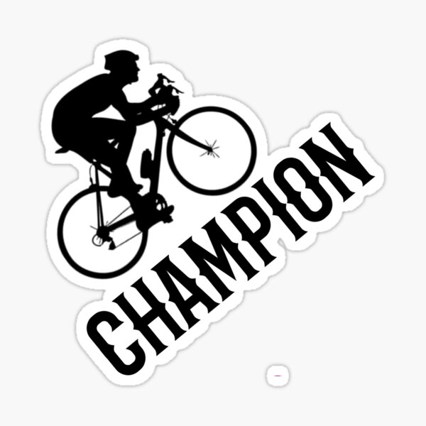 "Champion cycling " Sticker by Mr7Williams | Redbubble